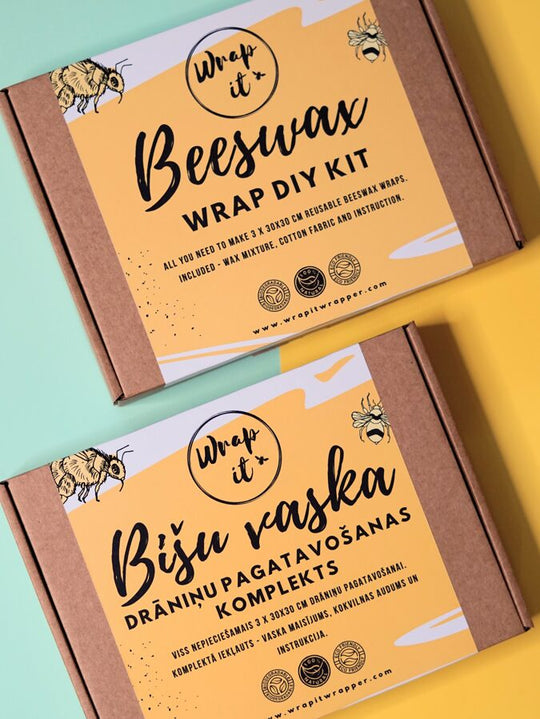 DIY Beeswax Wrap Kit | Make Your Own Reusable Food Wraps – WRAP IT WRAPPER