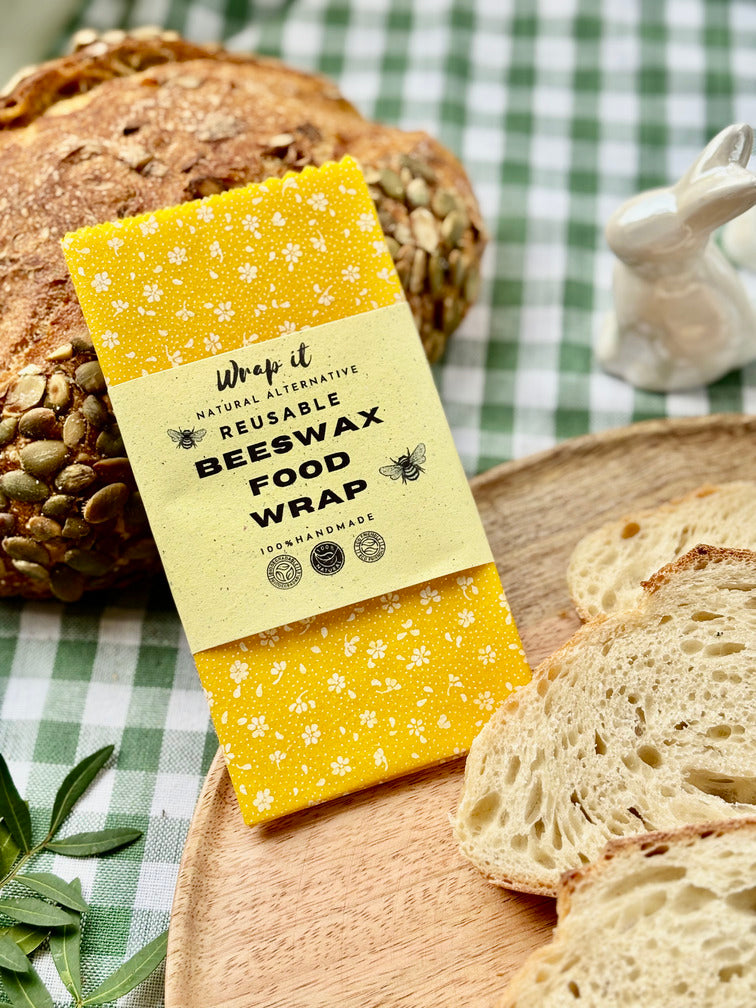 Eco-Friendly Beeswax Food Wrap 30x30 cm | Sustainable Kitchen Storage ...