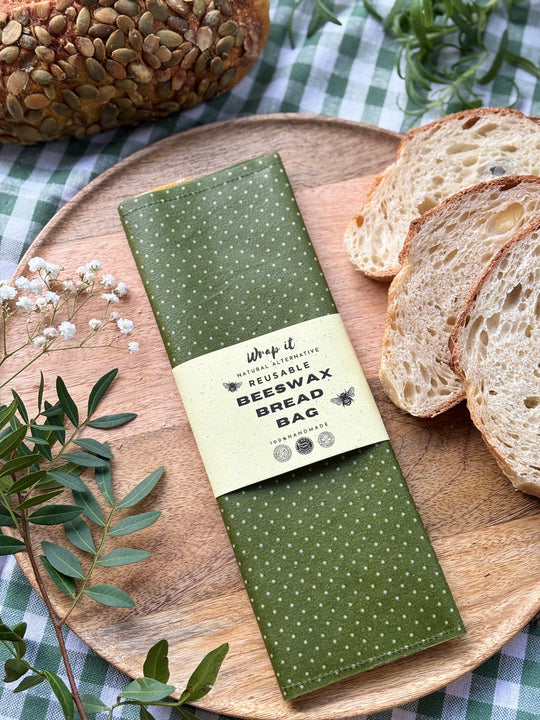 Beeswax Bread Bags for Fresher Bread – WRAP IT WRAPPER