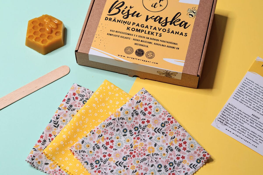 DIY Beeswax Wrap Kit | Make Your Own Reusable Food Wraps – WRAP IT WRAPPER